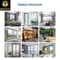 China Villa Push Pull Curtain Wall Sliding Window Transparent Window Sliding Frame for sale