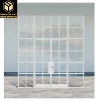 China Villa Push Pull Curtain Wall Window Transparent  With Aluminium Window Sliding Frame for sale