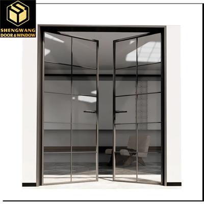 China Villa Push Pull Curtain Wall Window Transparent  With Aluminium Window Sliding Frame for sale