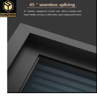 China Villa Push Pull Curtain Wall Window Transparent Aluminium Window Sliding Frame for sale