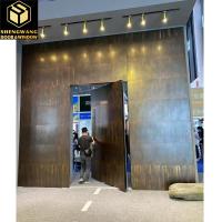 China ODM Swing Aluminium Pedestrian Garden Gates Copper Imitation Surface Finishing Metal Gate Outdoor for sale