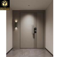 China Swing Left Stainless Steel Outswing Metal Door Brown Swinging Fire Doors for sale