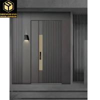 China Living Hall Bedroom Stainless Steel Swing Door Bathroom Fashion Metal Swinging Doors for sale
