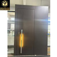 China Living Hall Bedroom Stainless Steel Swing Door Bathroom Fashion Metal Swinging Doors for sale