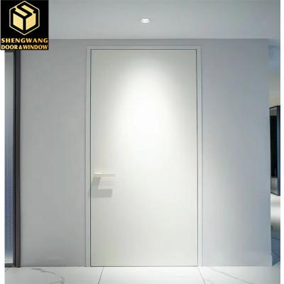 China 150/160/180/200mm Frame Thickness Maximum Protection For Your Building With Aluminum Room Door for sale