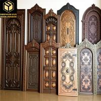 China OEM & ODM Copper Garden Door Fire Rated Steel Door Moisture Protection for sale