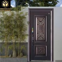 China 45mm Powder Coated Aluminum Room Door 1.0 Hour Fire Rating Fireproof Soundproofing Door for sale