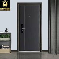 China Soundproof Swing Left Aluminum Room Door Aluminium Interior Doors For Public Places for sale