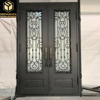 China Soundproof Swing Left Aluminum Room Door Aluminium Interior Doors For Public Places for sale