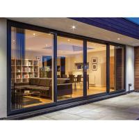 China Powder Coated Aluminum Sliding Swing Window Black Slide Up Aluminum Window for sale