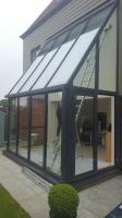China Powder Coated Aluminum Sliding Swing Window Black Slide Up Aluminum Window for sale