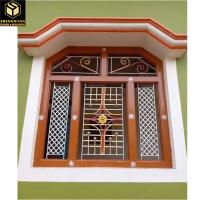 China Villa Push Pull Curtain Wall Window Transparent With Aluminium Window Sliding Frame for sale