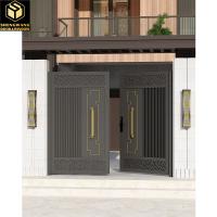 China Modern Aesthetics With Slim Sightlines Copper Garden Gate For Connecting Gardens for sale