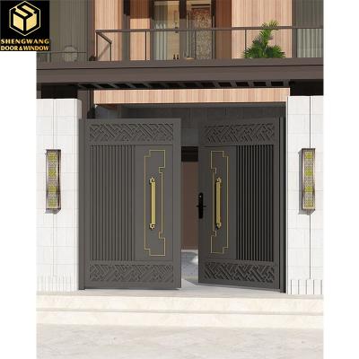 China Modern Aesthetics With Slim Sightlines Copper Garden Gate For Connecting Gardens for sale