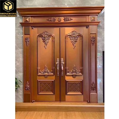 China Luxury Front Stainless Steel Garden Gate Oxidation Resistance Aluminum Swing Door for sale