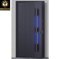 China Living Hall Bedroom Stainless Steel Swing Door Bathroom Fashion Metal Swinging Doors for sale