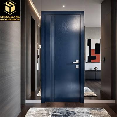 China Living Hall Bedroom Stainless Steel Swing Door Bathroom Fashion Metal Swinging Doors for sale