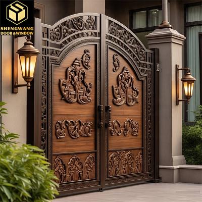 China Create A Stunning Entrance For Your Garden With A Fireproof And Low-Maintenance Aluminum Garden Gate for sale