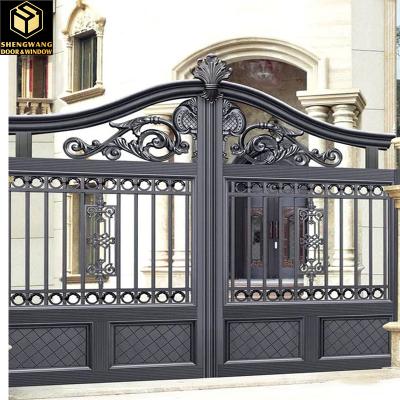 China Customized Size Hotel Swinging Stainless Steel Door Heat Transfer Print Metal Louver Doors for sale