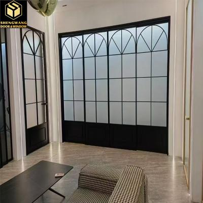 China 3 Shutter Rust Proof Aluminum Sliding Windows Sound Absorbing Aluminium Sliding Sash for sale
