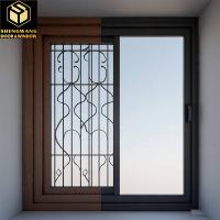 China LOW E Security Curtain Wall Window Reinforced Aluminium Sliding Window For Kitchen for sale