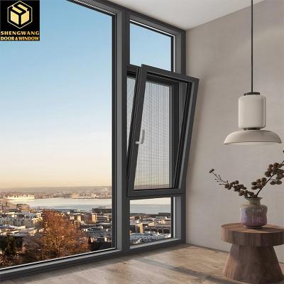 China Villa Push Pull Curtain Wall Window Transparent Aluminium Window Sliding Frame for sale