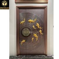 China Steel Solid Wood Or Composite Material Why Copper Garden Gate For Home Entrance Door for sale