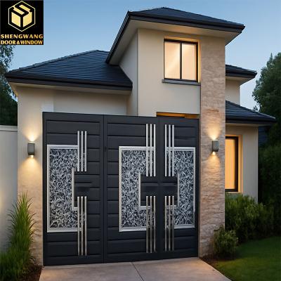 China Sliding Screen Frameless Aluminium Sliding Doors Residential Bedroom Glass Internal Doors for sale