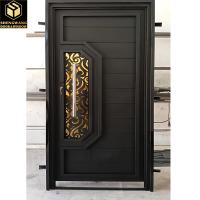 China Lightweight And Durable Aluminum Swing Door With Rust Proof Feature For Environmental Protection for sale