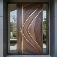 China Residential Bedroom Copper Garden Gate For Aluminum Aesthetic Bedroom Door for sale