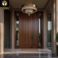China MDF Fireproof Buiding Aluminium Doors  Interior Safety Fire Rated Door for sale