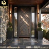 China 60mm And 70mm Thickness Aluminium Door For Room Apartment With Fire Rated Steel Door for sale