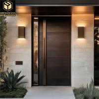 China PU Paint With Gold Aluminum Room Door For OEM Fire Doors Internal for sale