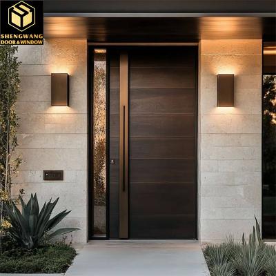 China PU Paint With Gold Aluminum Room Door For OEM Fire Doors Internal for sale