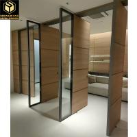 China Apartment Dark Grey Black Aluminium Internal Doors MDF 45 Minute Fire Rated Door for sale