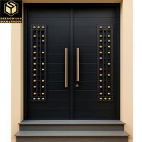 China PVC HPL Finish Indoor Aluminium Doors OEM ODM Sound Proof Doors For Home for sale