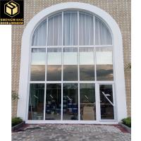 China White Aluminum Sliding Windows Custom Design Smooth Commercial Aluminum Horizontal Sliding Windows for sale