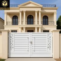 China Weather Resistant Impact Resistant Copper Garden Gate Metal Garden Door for sale