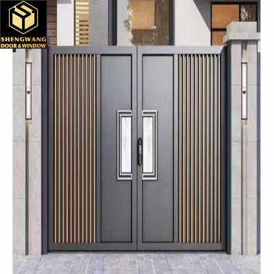 China Enhance Your Home Security And Aesthetics With A Customized Black Stainless Steel Entrance Door for sale
