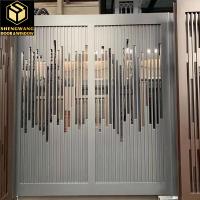 China Fire Resistance With Brown Aluminum Garden Gate And Smart Locks For Aluminum Side Gates for sale