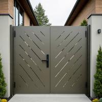 China Lightweight And Durable Aluminum Swing Door With Rust Proof Feature For Environmental Protection for sale