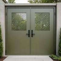 China Custom Hinged Aluminium Sliding Patio Doors Project Buildings Exterior Aluminum Sliding Doors for sale