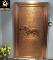 China OEM & ODM Copper Garden Door Fire Rated Steel Door Moisture Protection for sale