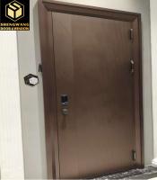 China PU Paint With Gold Aluminum Room Door For OEM Fire Doors Internal for sale