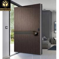 China Fireproof Black Large Aluminum Sliding Glass Doors Kindergarten Commercial Aluminum Glass Door for sale