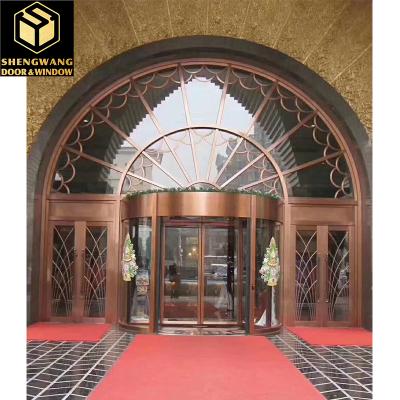 China Hotel And Villa Aluminum Folding Glass Doors For Apartment Aluminium Bifold Glass Doors for sale