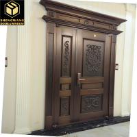 China ODM Swing Aluminium Pedestrian Garden Gates Copper Imitation Surface Finishing Metal Gate Outdoor for sale