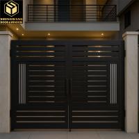 China Luxury Front Stainless Steel Garden Gate Oxidation Resistance Aluminum Swing Door for sale