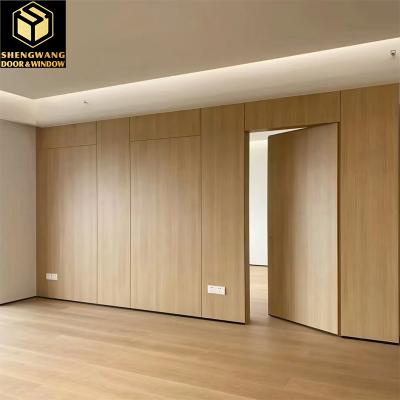 China Sapele Corrosion Resistant Aluminum Room Door Solid Core Door Soundproof for sale