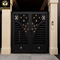 China Sapele Corrosion Resistant Aluminum Room Door Solid Core Door Soundproof for sale